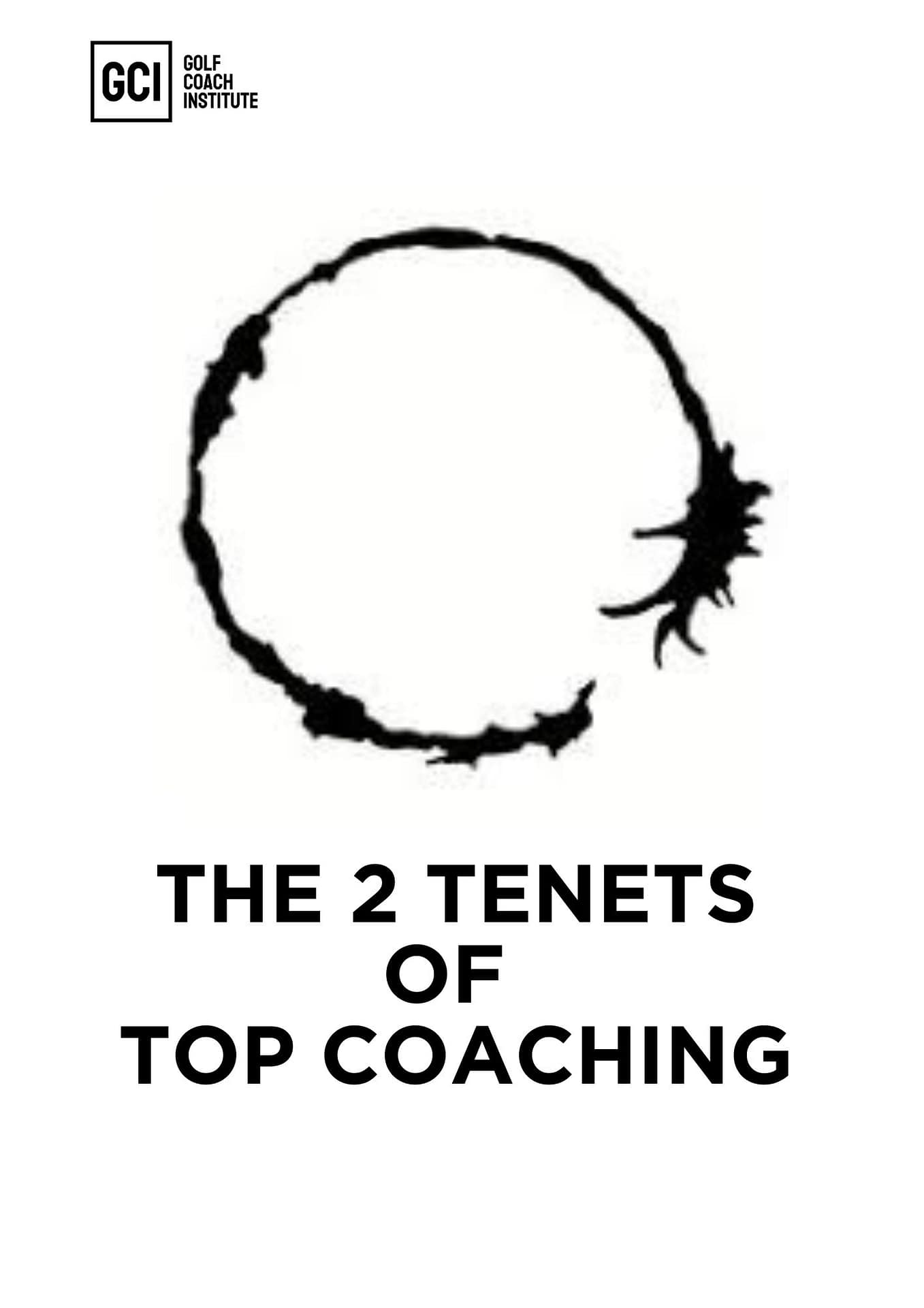 GCI Guides and Materials - Golf Coach Institute